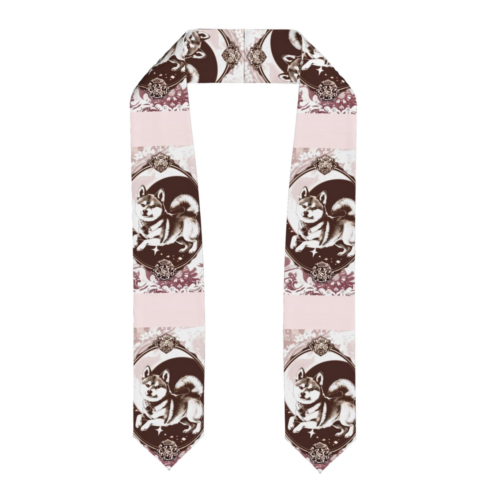 Rateoe Vintage Husky Dog Pattern Graduation Shawl Stole – Elegant Stole ...