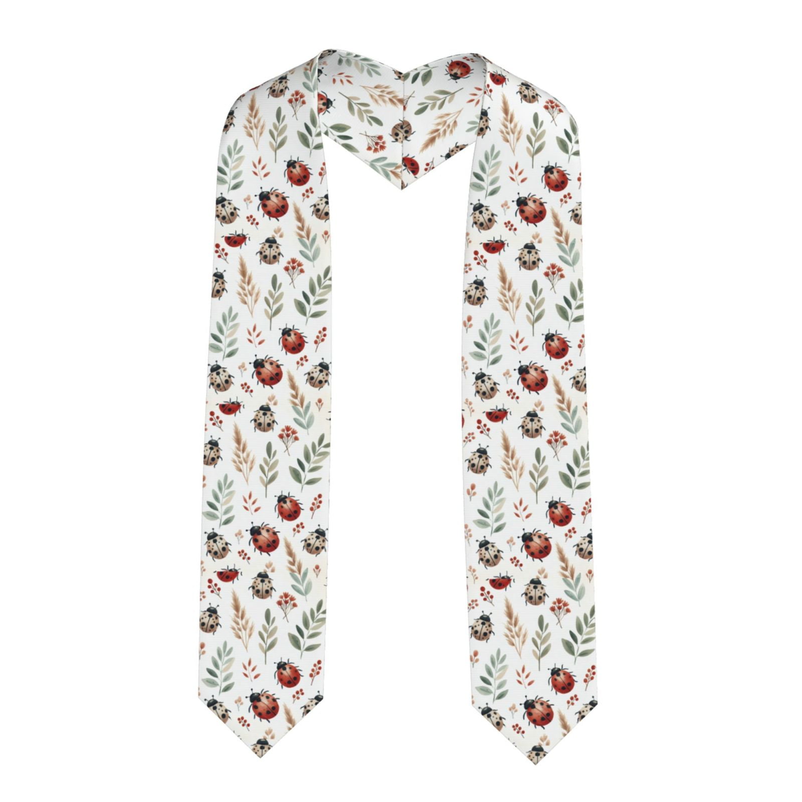 Rateoe Watercolor Ladybug Pattern Graduation Shawl Stole – Elegant ...