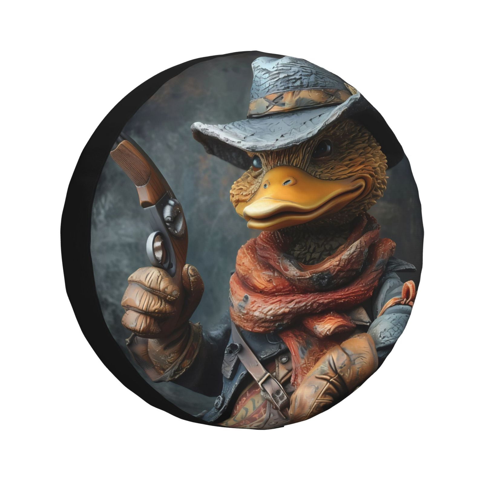 Rateoe Western Cowboy Duck Pattern Tire Cover Wheel Protectors ...