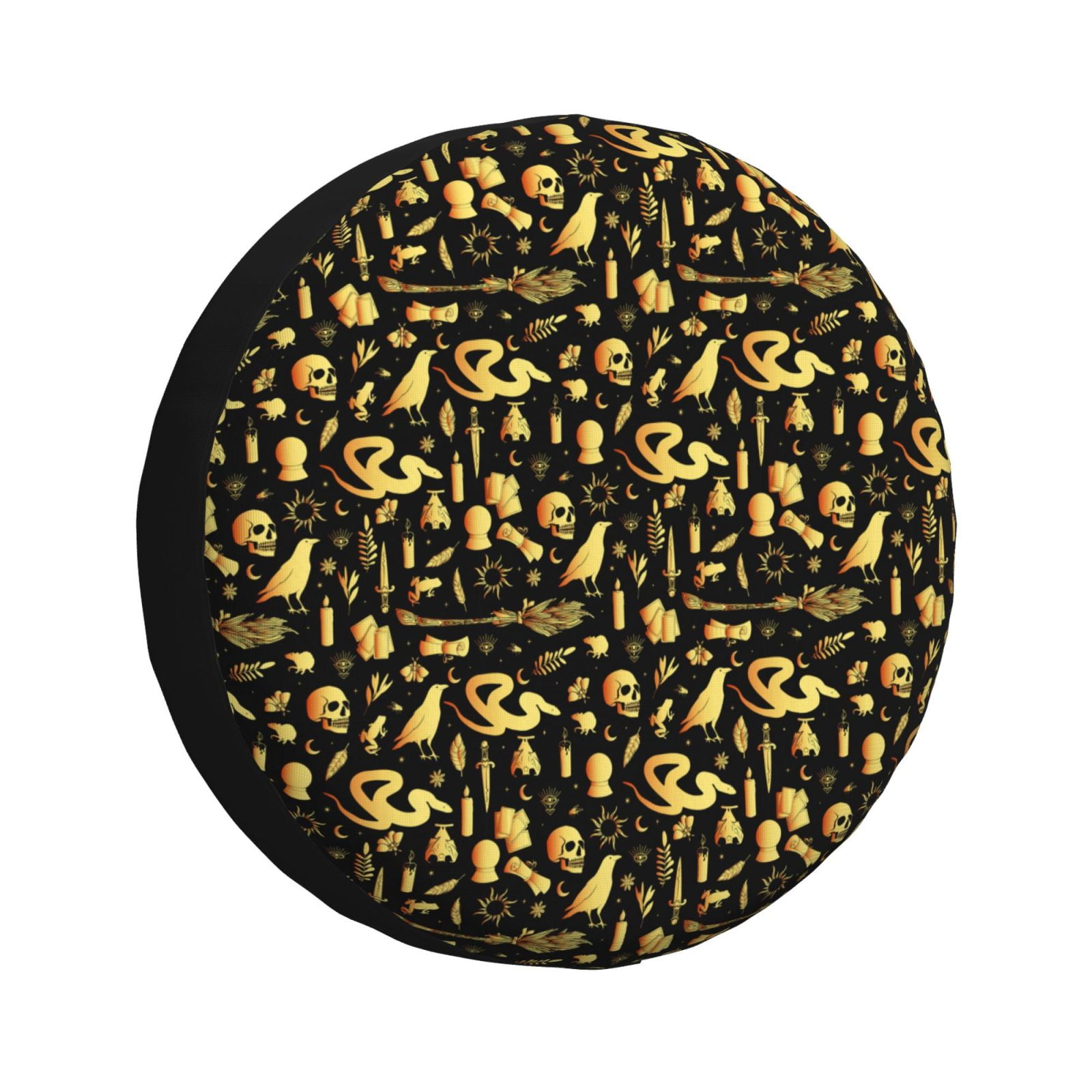 Rateoe glod Skull snake bird Pattern Tire Cover Wheel Protectors ...