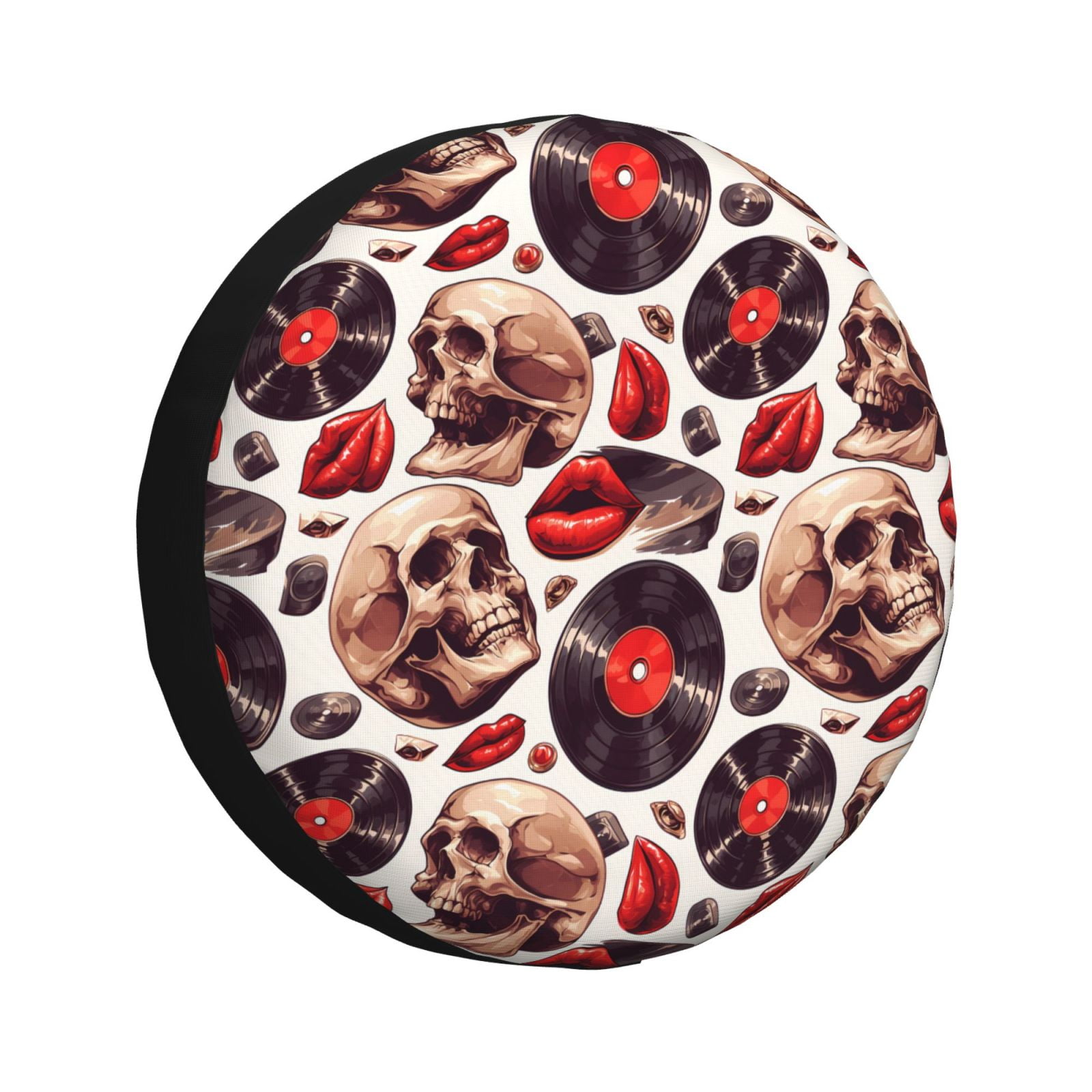 Rateoe record lips Skull Pattern Tire Cover Wheel Protectors ...