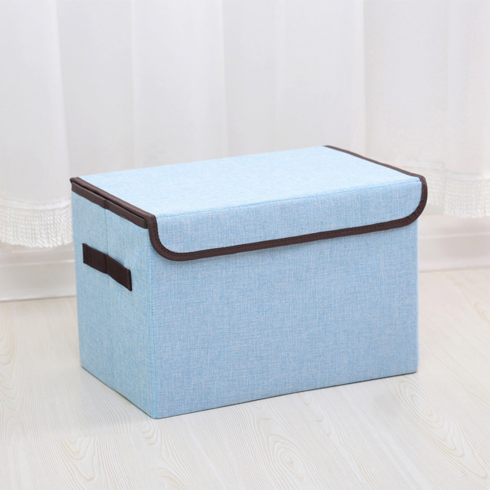 Ratfeit Collapsible Storage Bins with Lids, Flip Storage Box with ...
