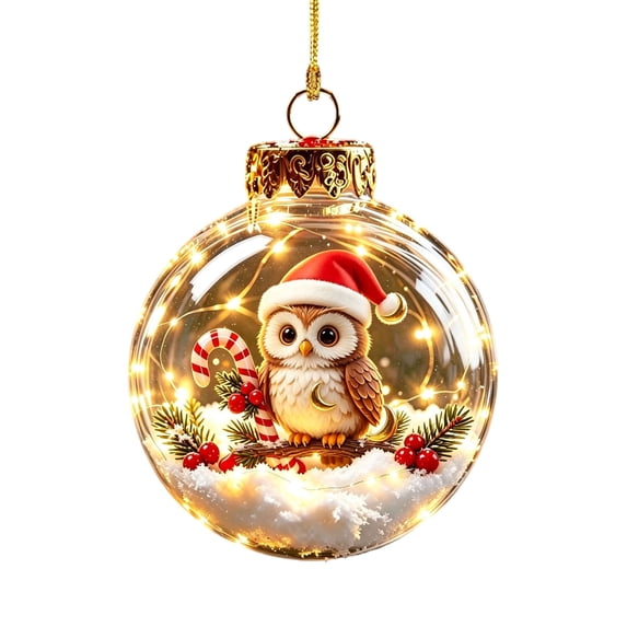 Ratfeit Glowing 3D Christmas Story Ornament, Light-up Plastic Hanging ...