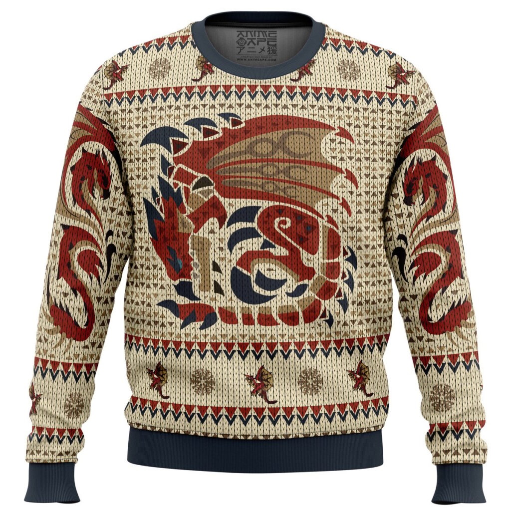 Rathalos Monster Hunter Ugly Christmas Sweater - Walmart.com
