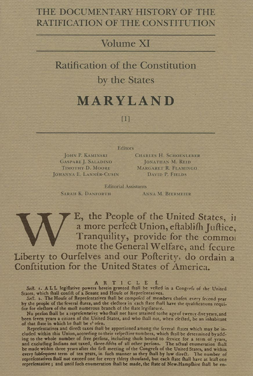 Ratification of the Constitution: The Documentary History of the ...