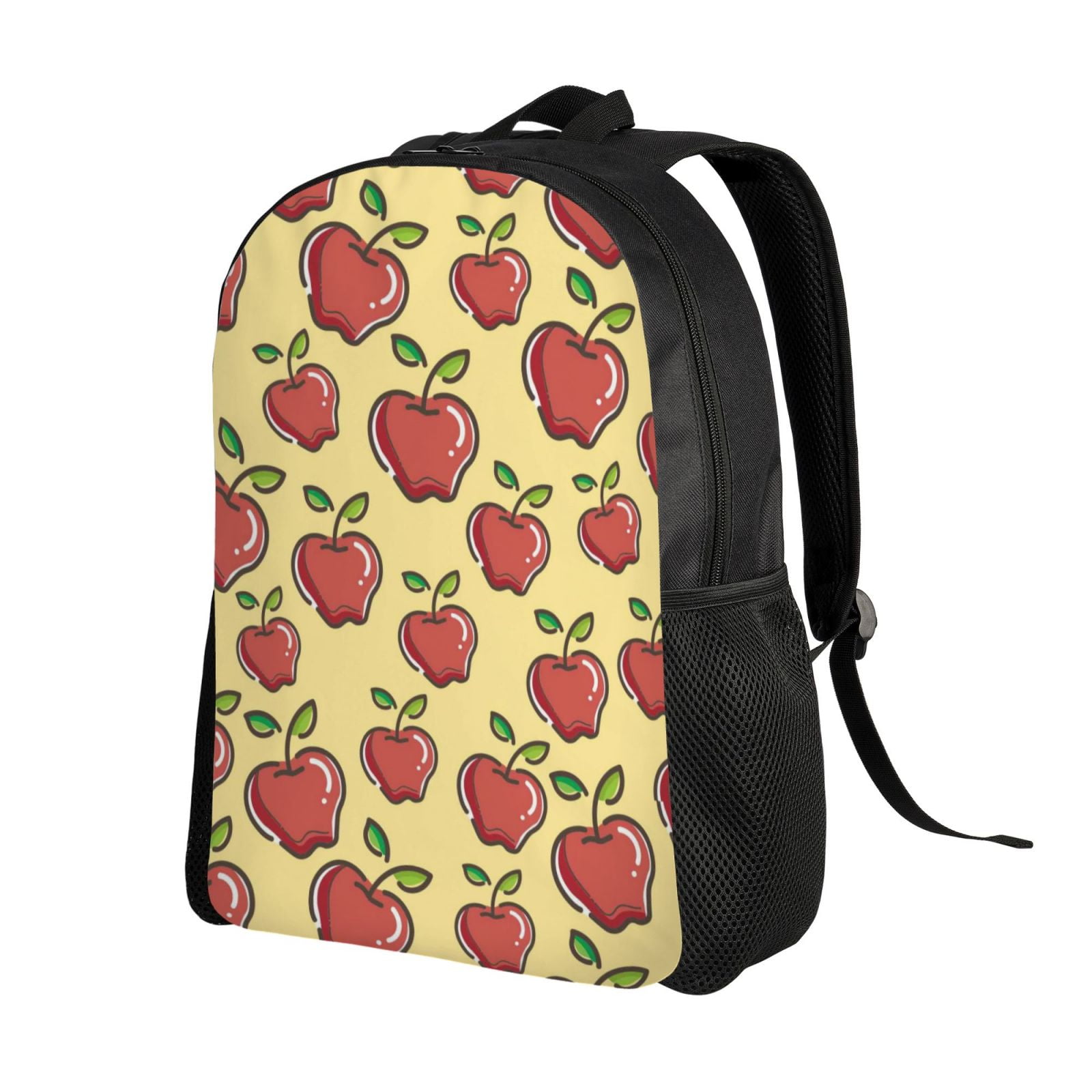 Ratiio Apple Print Backpack with Padded 15-inch Laptop Sleeve- Spacious ...