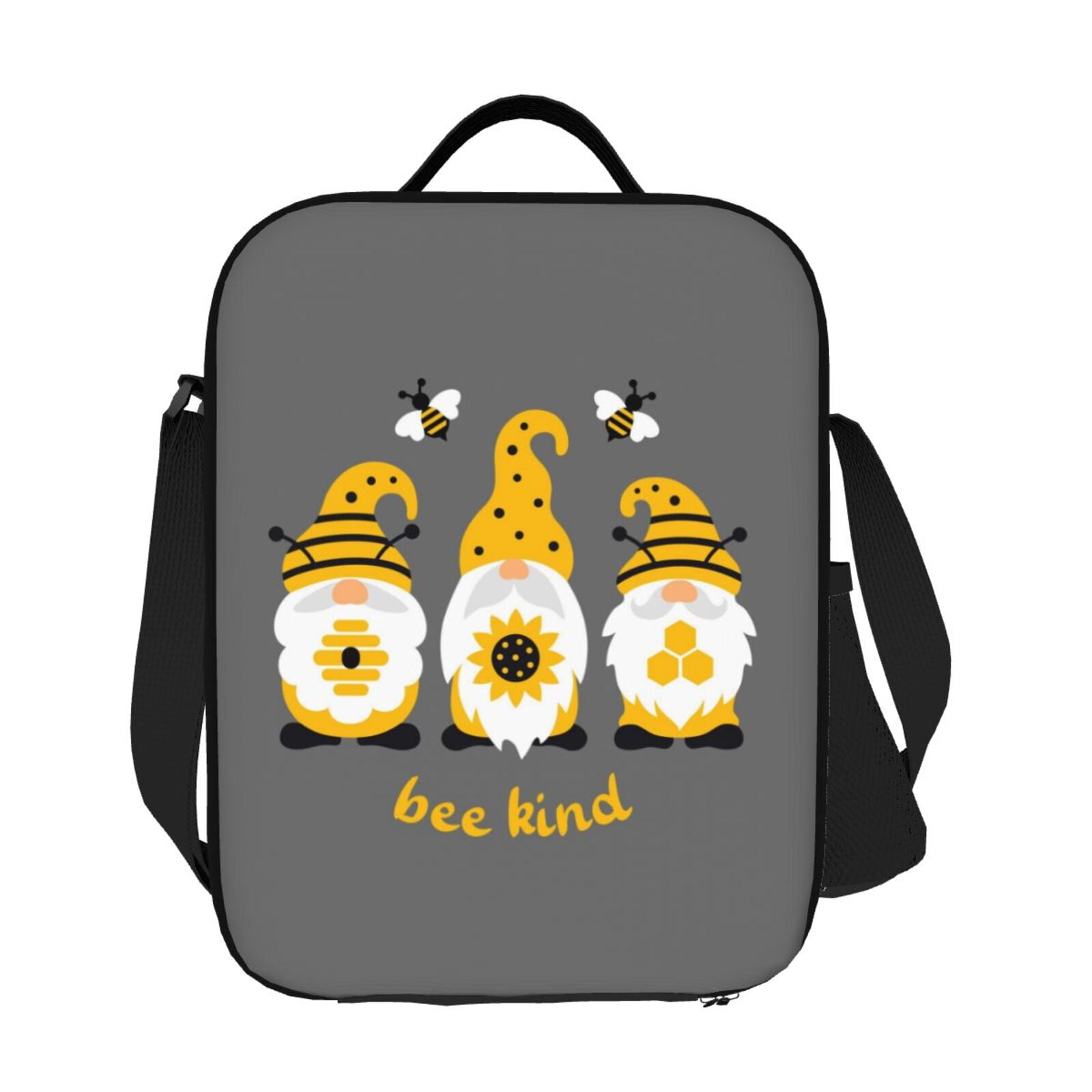 Ratiio Bee Kind Print Lunch Box - Reusable Lunch Bag Men Adult Women ...