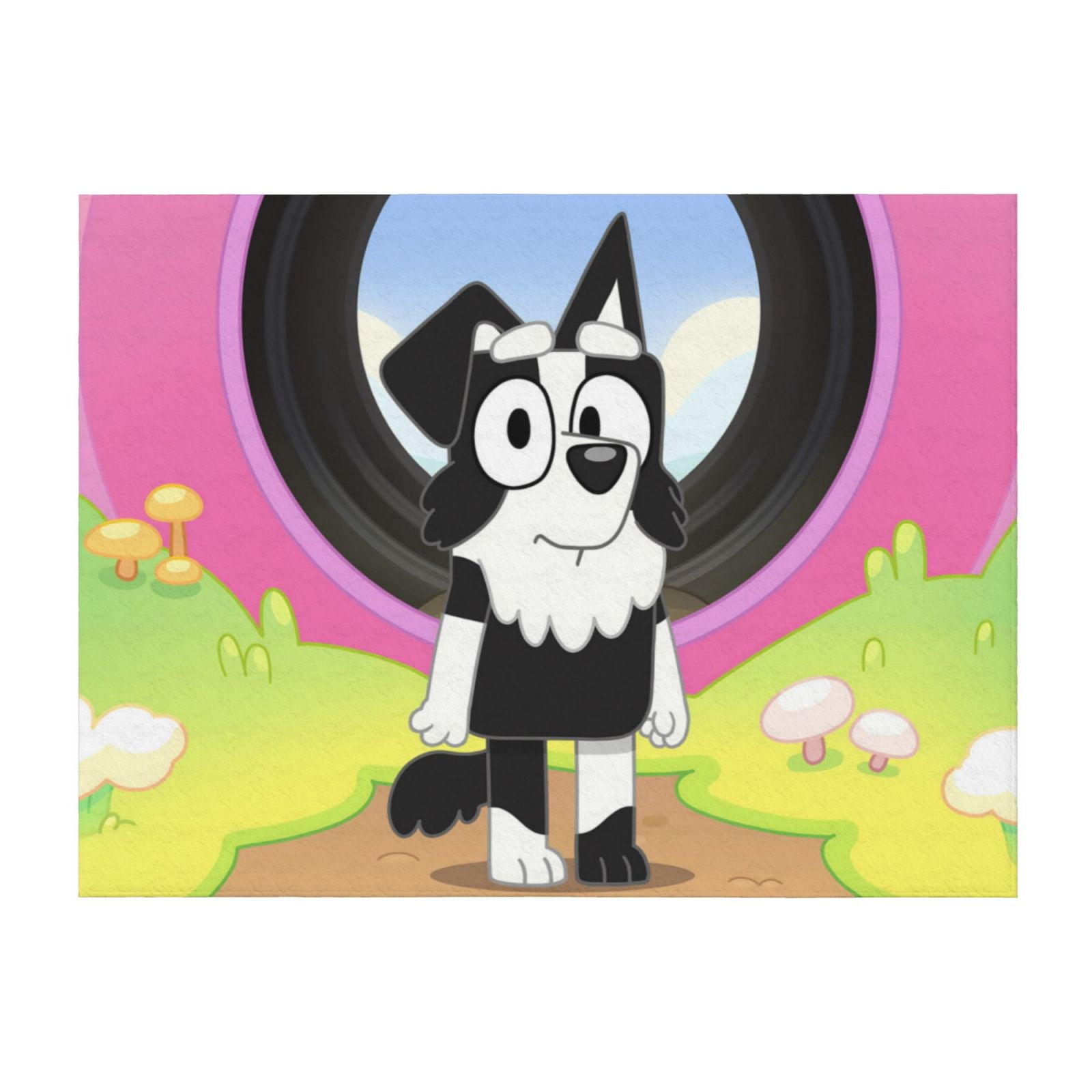 Ratiio Bluey Print Throw Blanket for Couch Sofa or Bed Throw Size, Soft ...