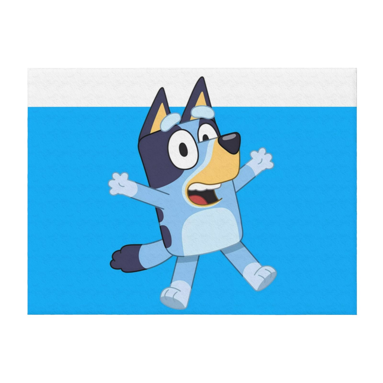 Ratiio Bluey Print Throw Blanket for Couch Sofa or Bed Throw Size, Soft ...