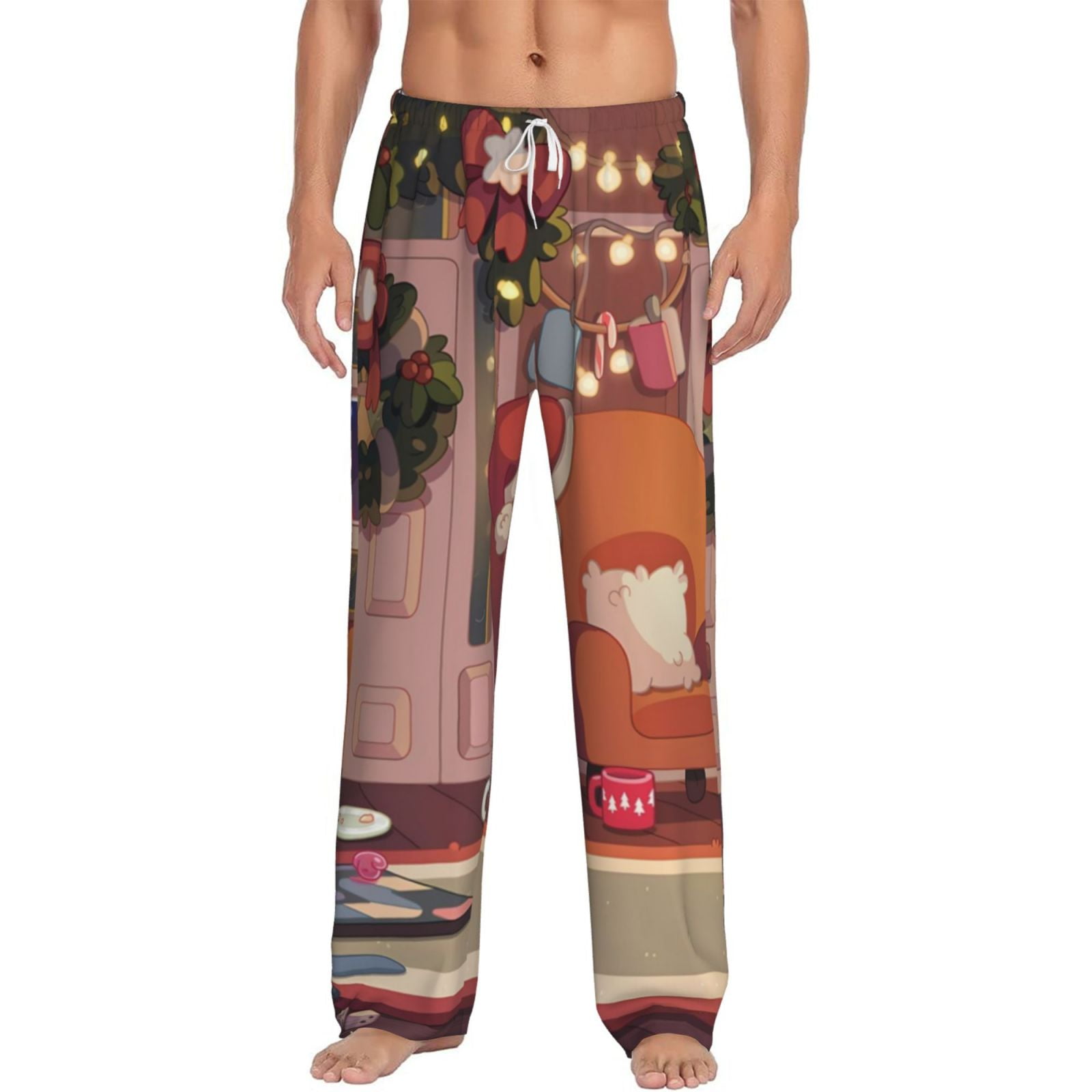 Ratiio Bluey Print Women Soft Pajama Long Pants, Comfy Wide Leg Lounge Pants With Pockets Pajama ...