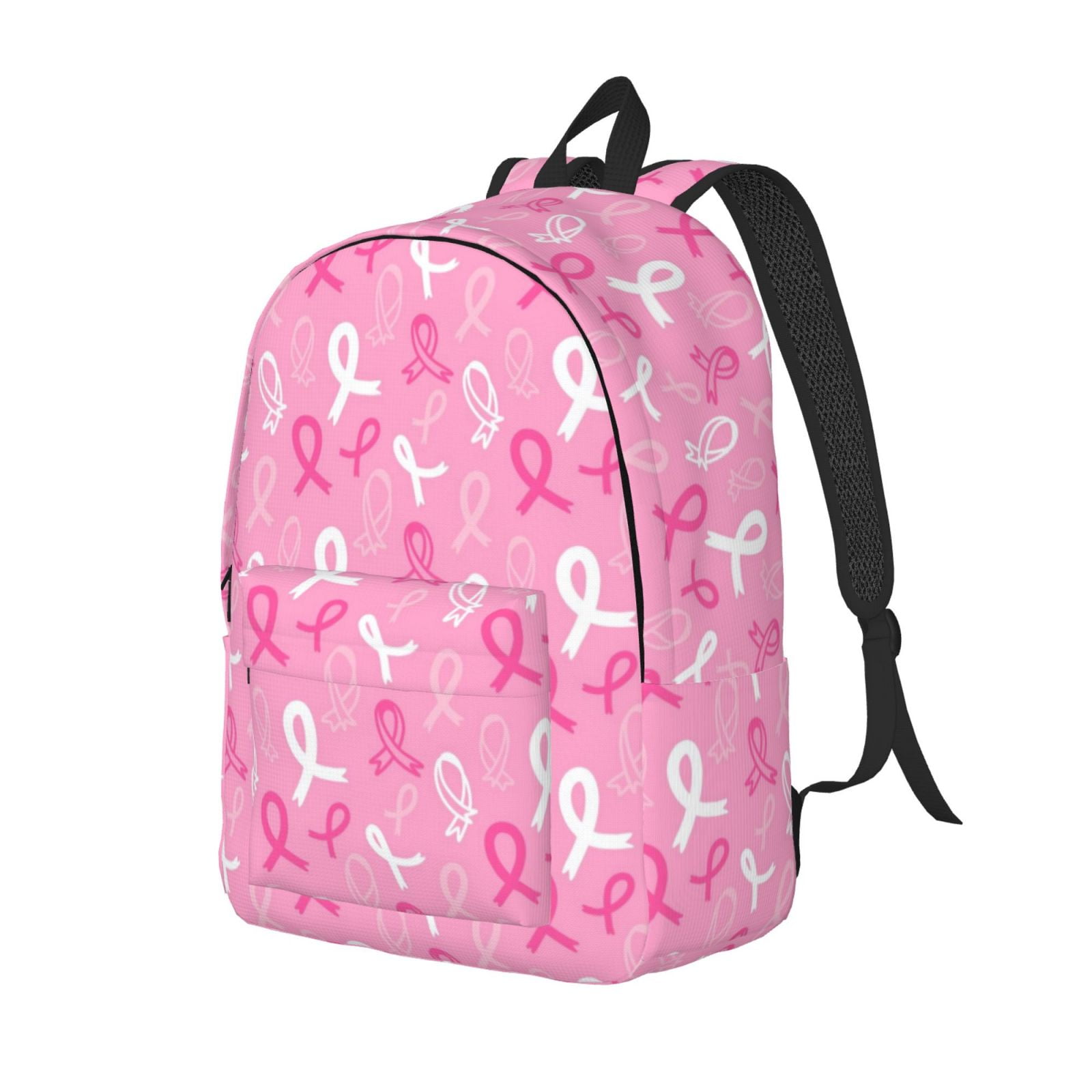 Ratiio Breast Cancer Awareness (3) Print Canvas Backpack for Women ...