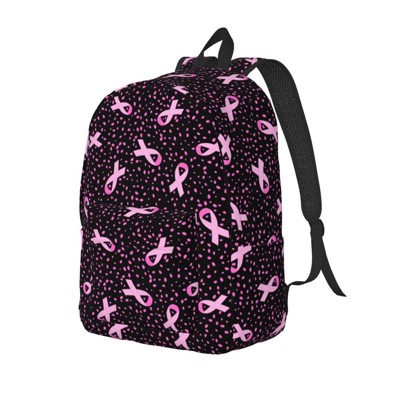 Ratiio Breast Cancer Awareness3 Print Canvas Backpack for Women & Men ...