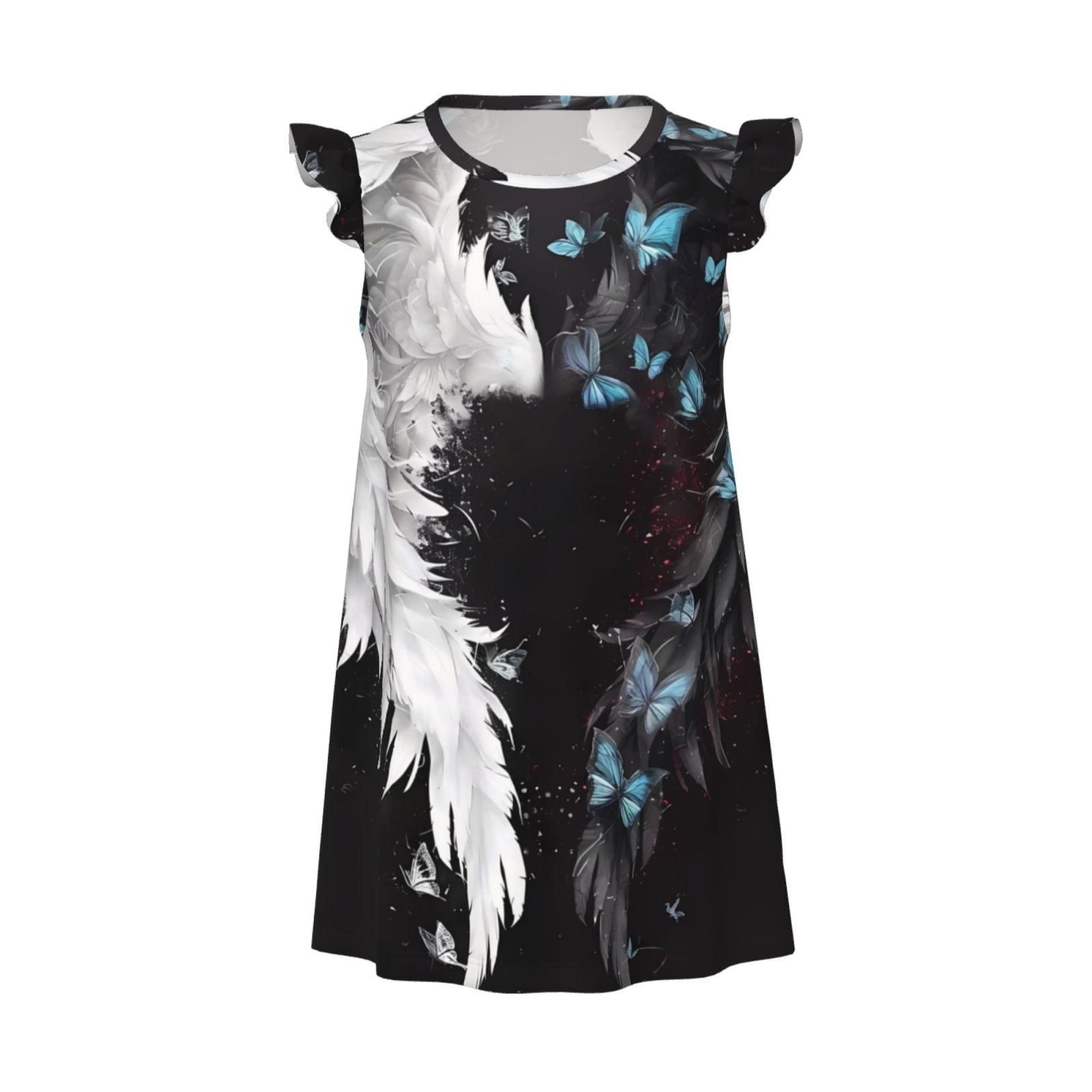 Ratiio Butterfly Angel Wings Art Print Girls Nightgowns, Princess ...