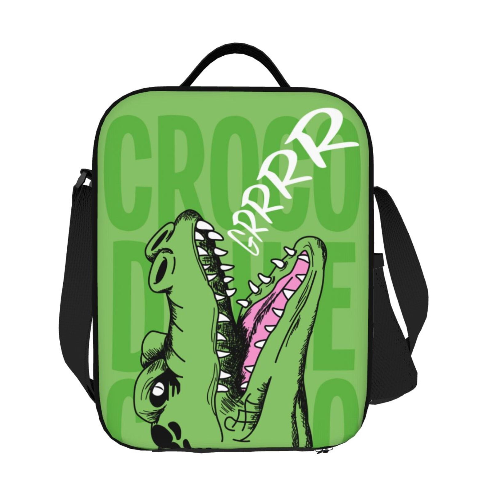 Ratiio CROCODILE HEAD Print Lunch Box - Reusable Lunch Bag Men Adult ...