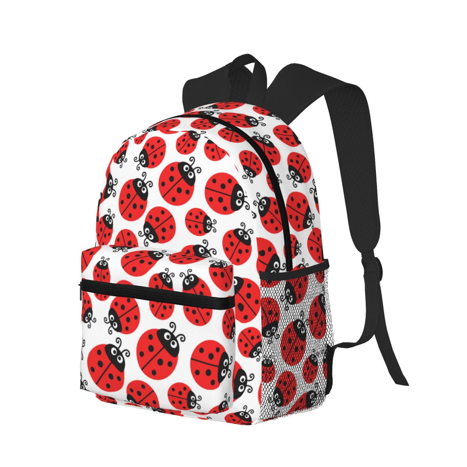 Ratiio Cartoon Ladybug Print Casual Backpack for Men and Women, Water ...