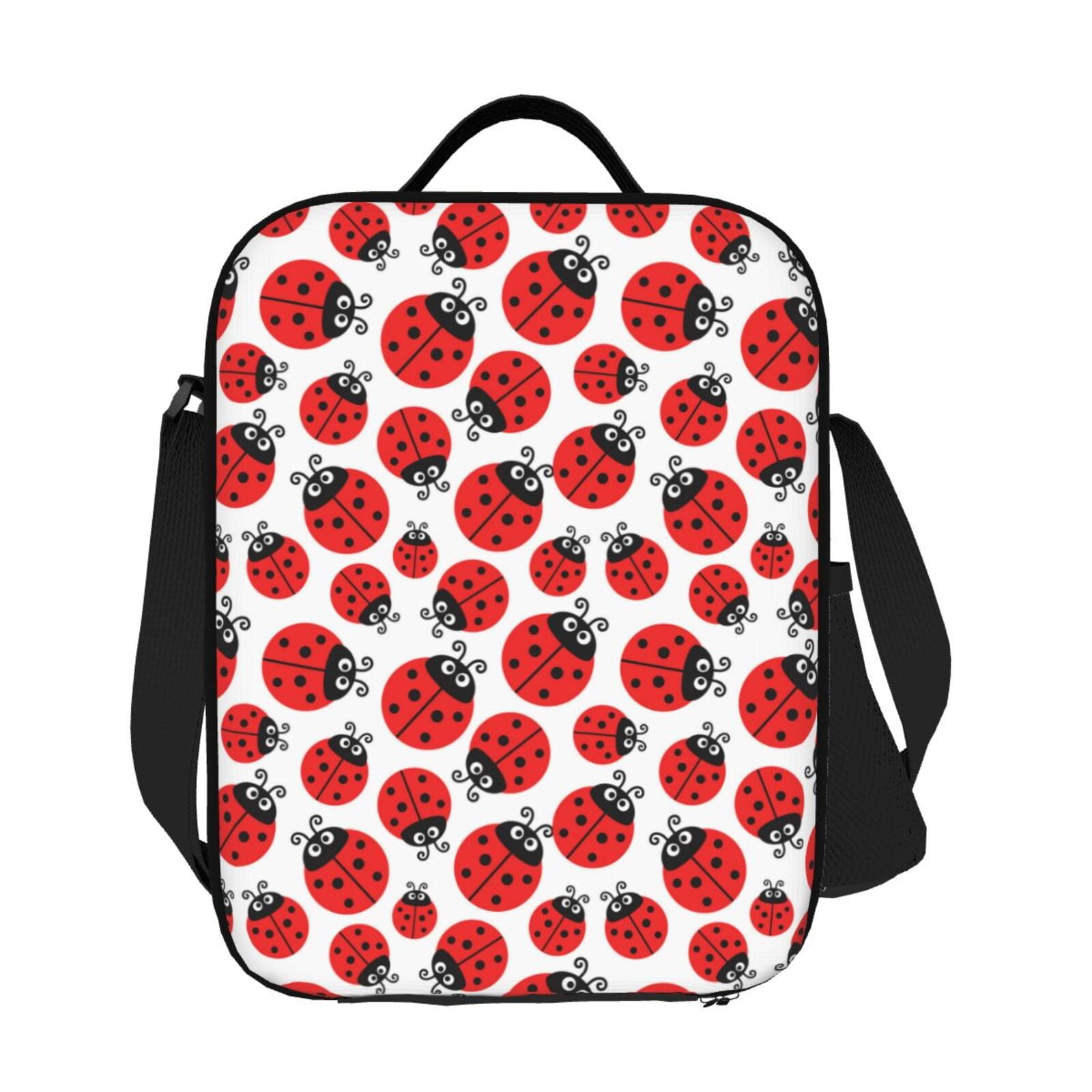 Ratiio Cartoon Ladybug Print Lunch Box - Reusable Lunch Bag Men Adult ...