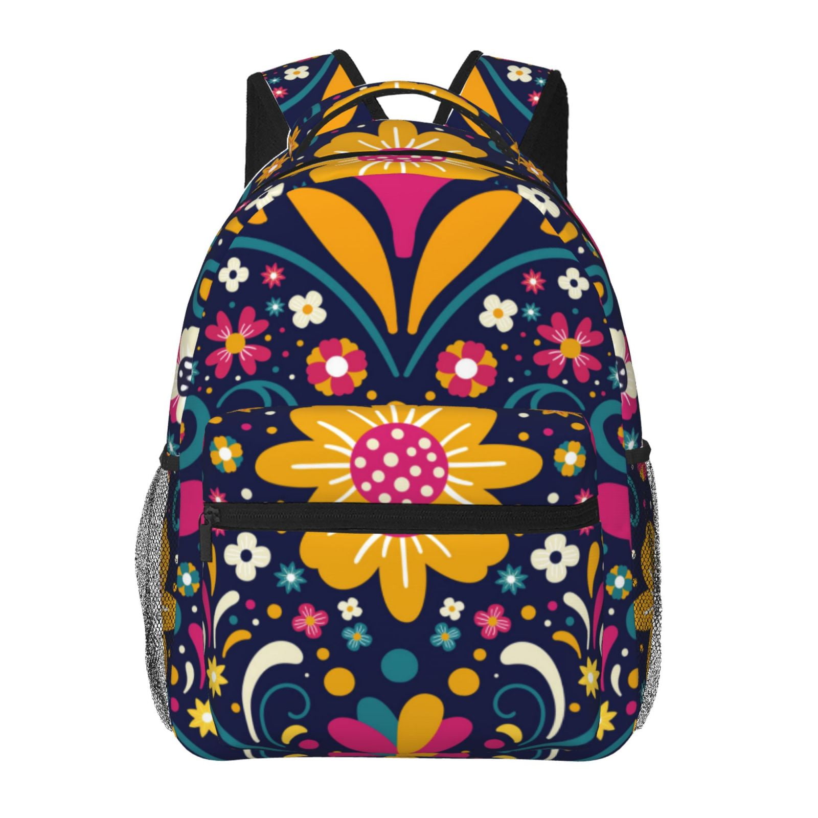 Ratiio Cinco De Mayo Floral Print Eco-Friendly Casual Backpack, Water ...