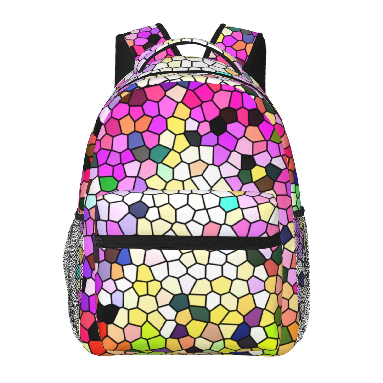 Ratiio Colorful Tie Dye Stained Glass 3 Print Eco-Friendly Casual ...