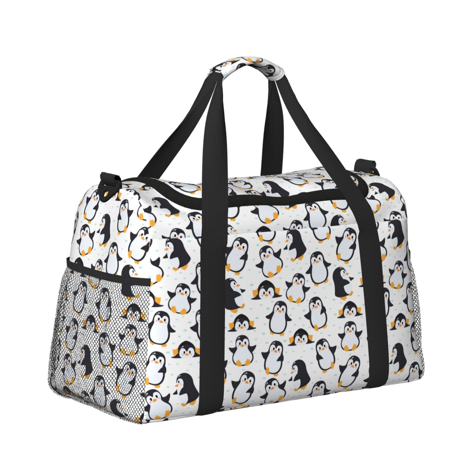 Ratiio Cute Penguins Pattern Hand Travel Bag, Weekender Carry On for ...