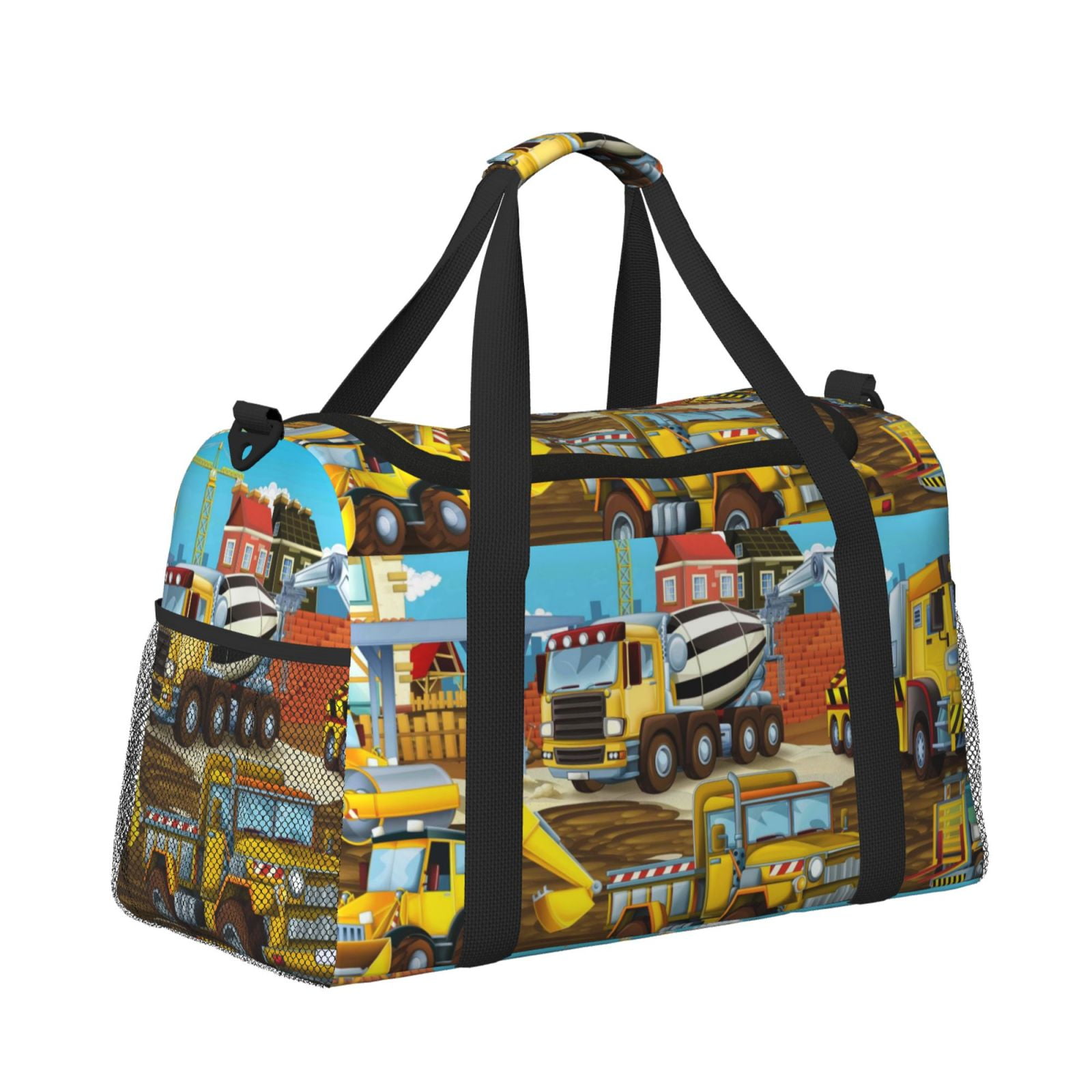 Ratiio Different Construction Site Vehicles Pattern Hand Travel Bag ...