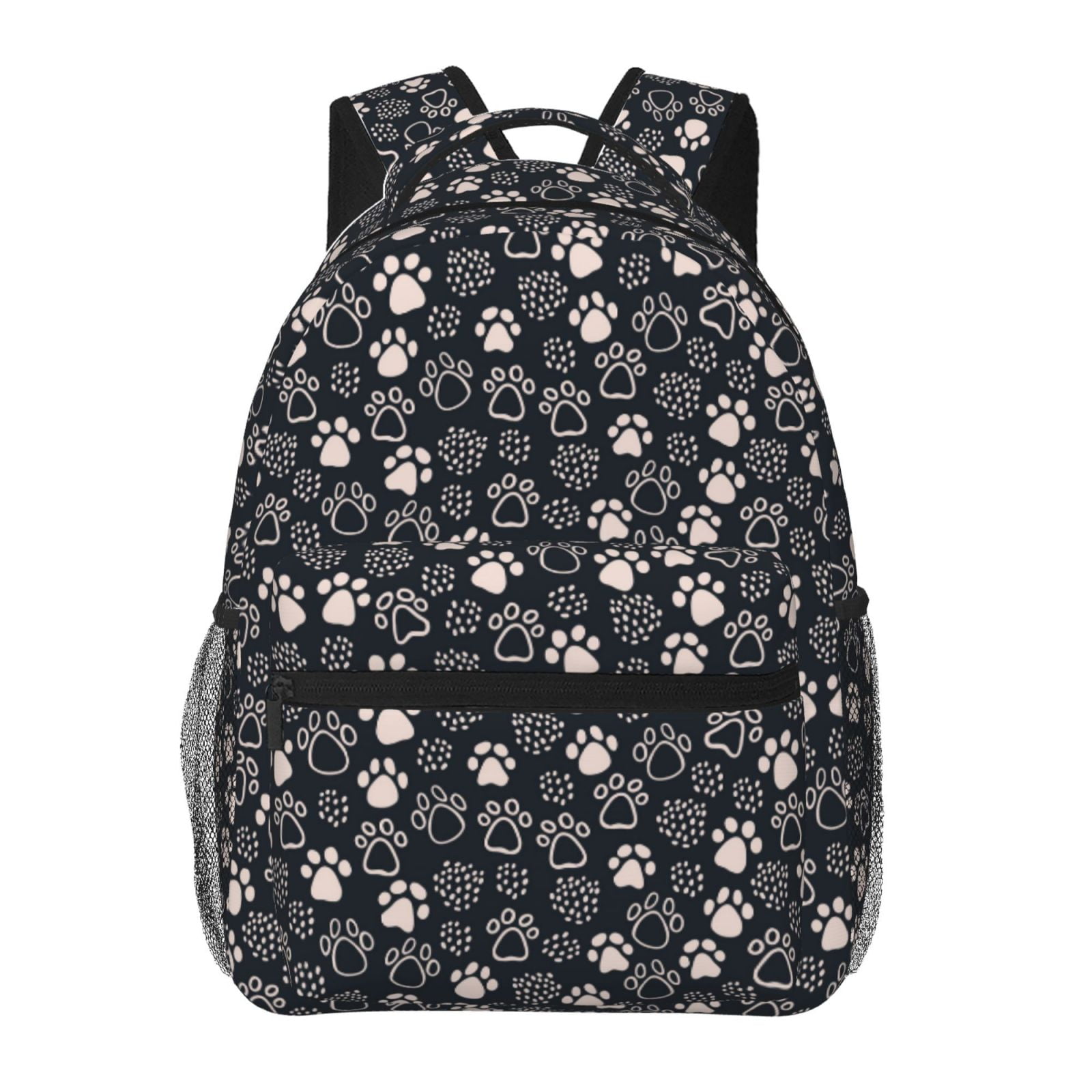 Ratiio Dog Paw Print Eco-Friendly Casual Backpack, Water-Resistant ...