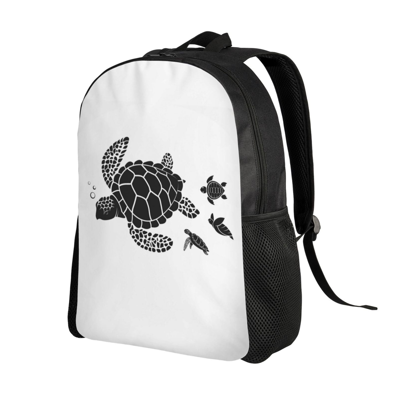Ratiio Family Of Sea Turtles Print Backpack with Padded 15-inch Laptop ...