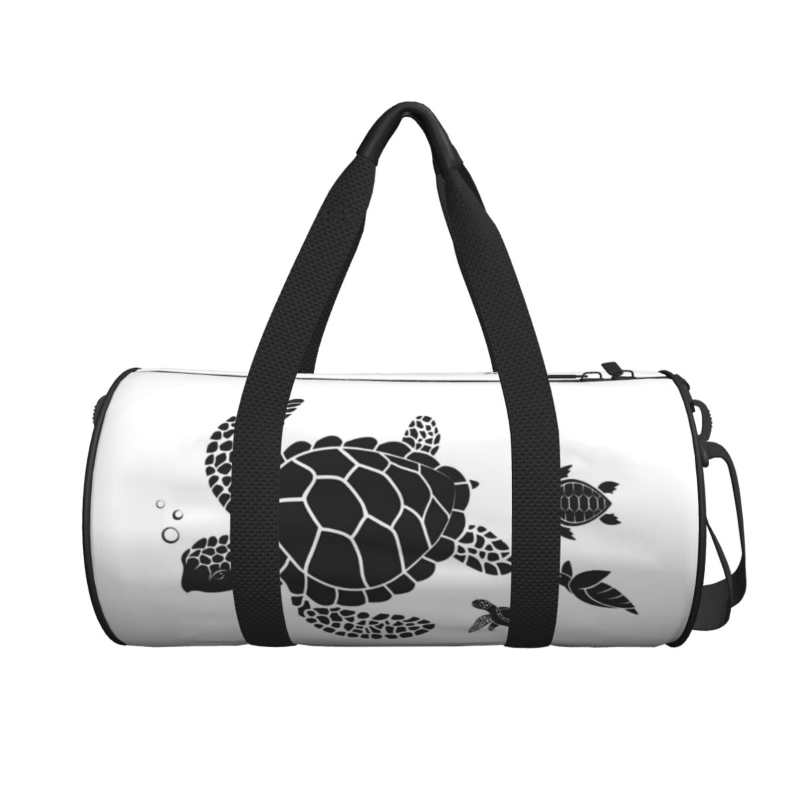 Ratiio Family Of Sea Turtles Pattern Foldable Sports Gym Bag with Wet ...