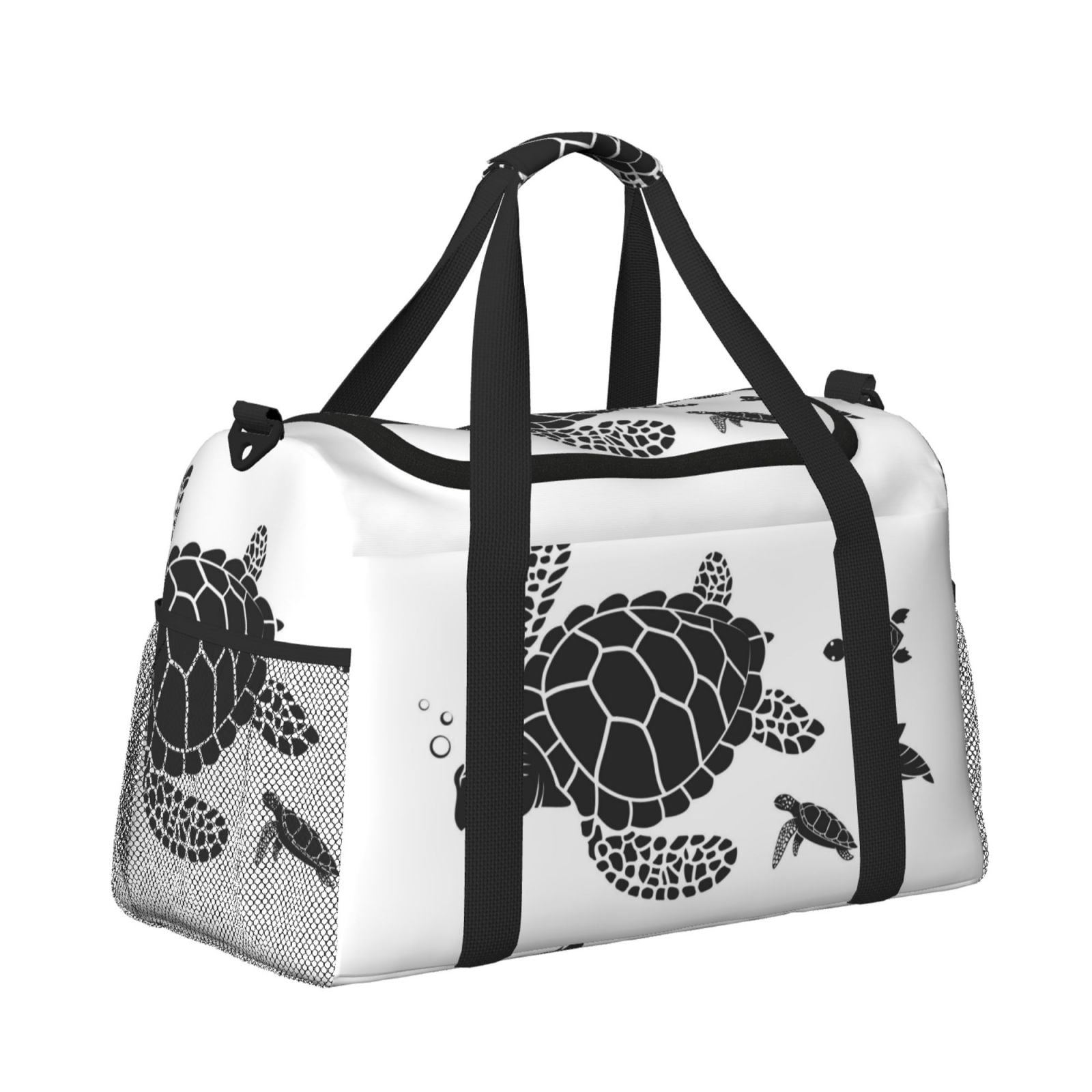 Ratiio Family Of Sea Turtles Pattern Hand Travel Bag, Weekender Carry ...