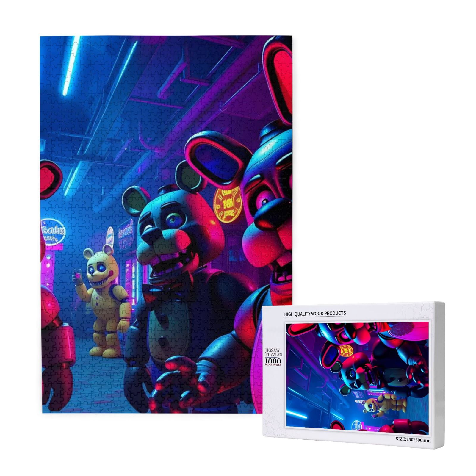 Ratiio Five Nights At Freddy'S Print 1000 Piece Jigsaw Puzzle for ...
