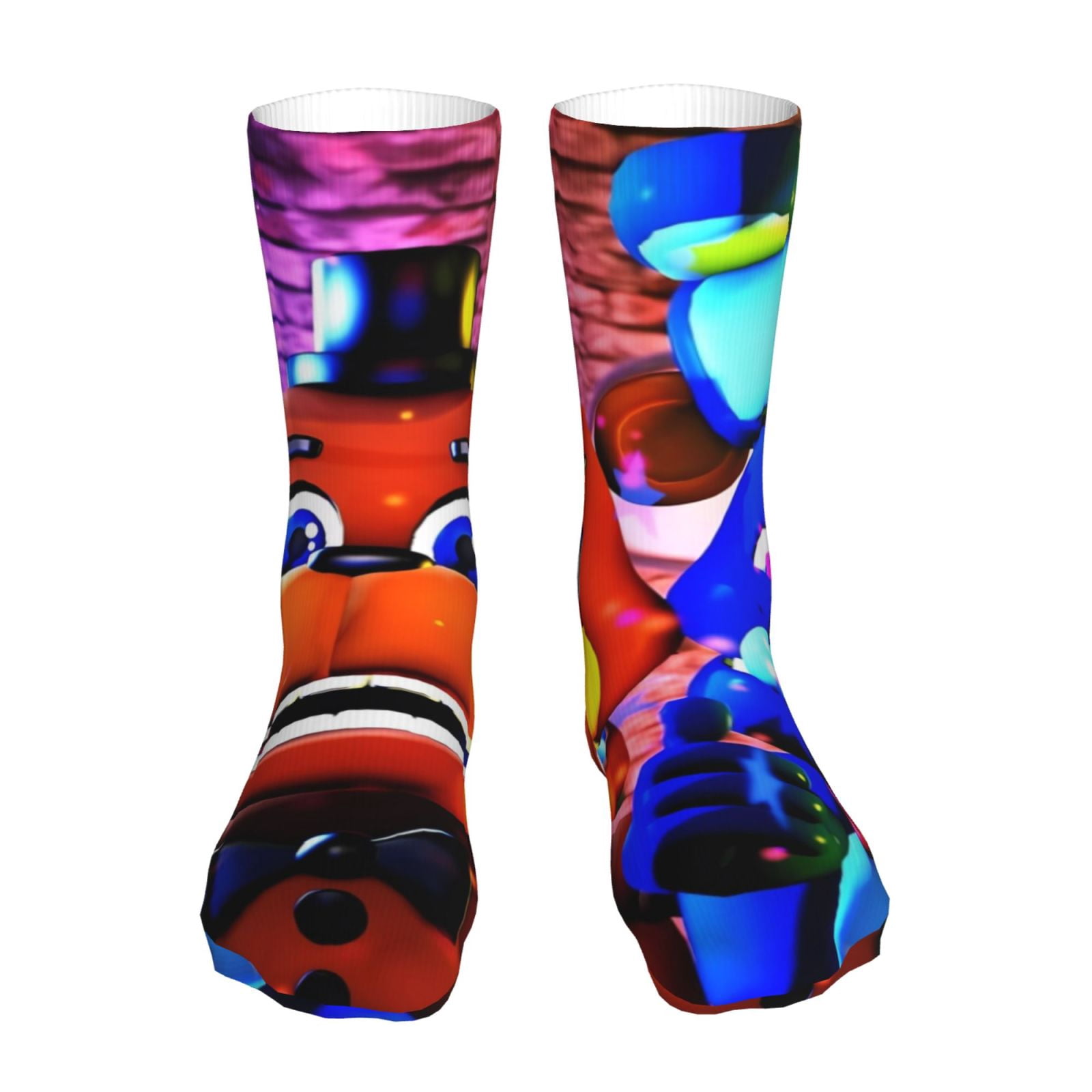 Ratiio Five Nights At Freddy'S Print Adult Socks Plus Size Warm Winter ...