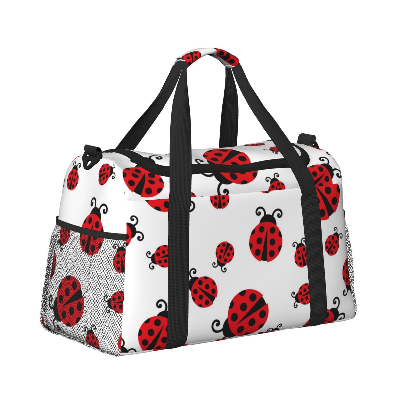 Ratiio Fly Flying Ladybug Pattern Hand Travel Bag, Weekender Carry On ...