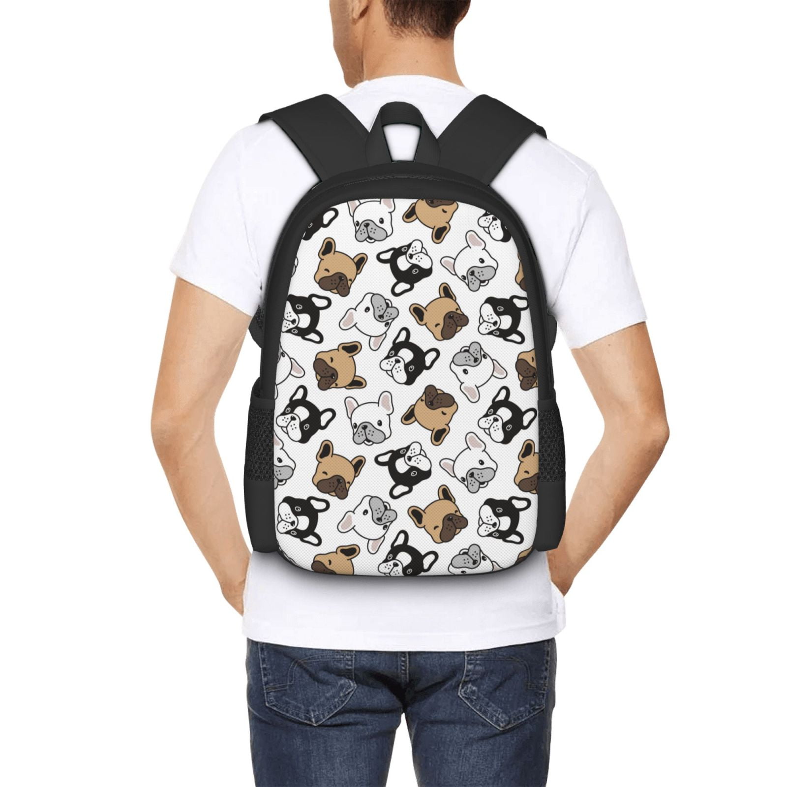 Ratiio French Bulldog3 Backpack for Men and Women - Durable 600D Oxford ...