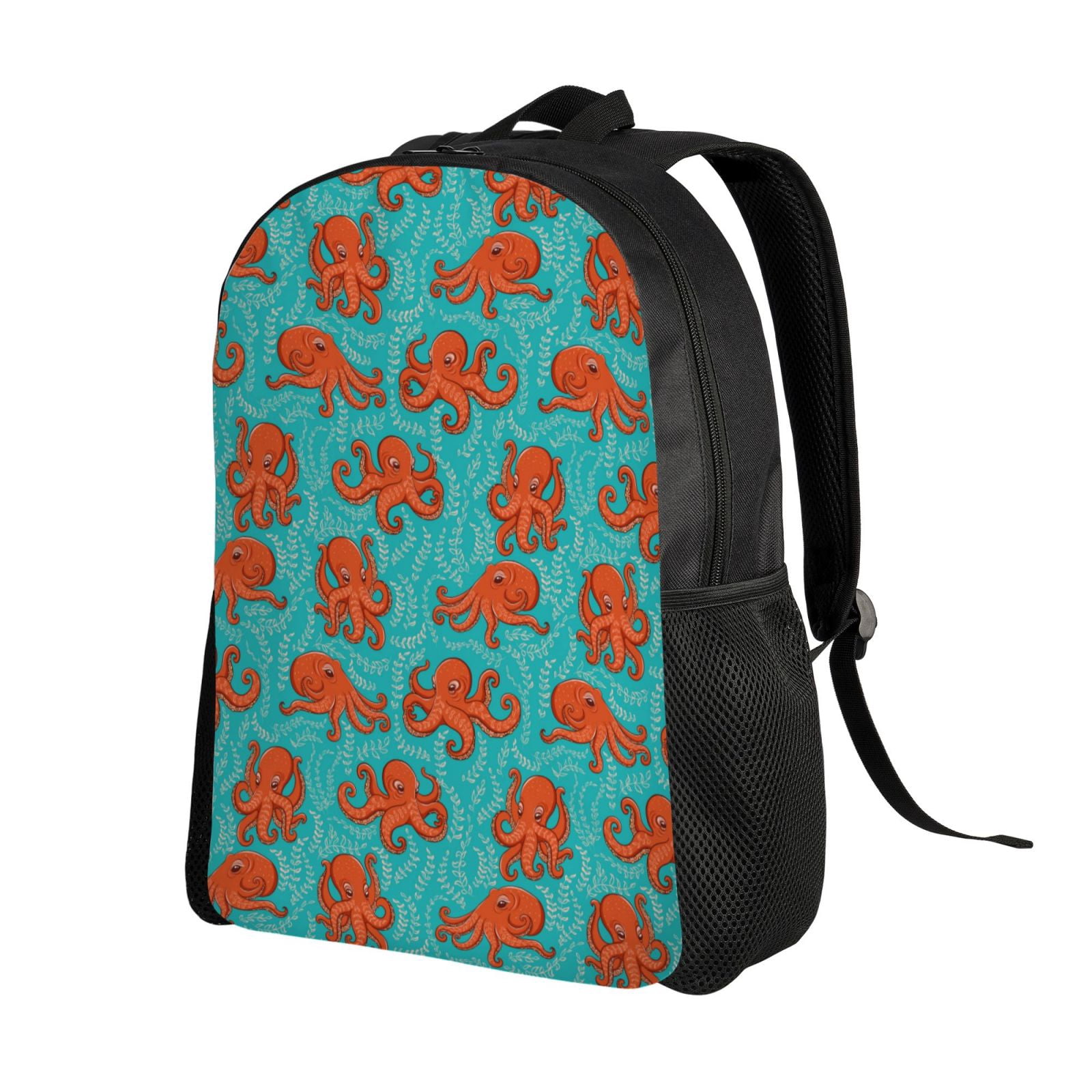 Ratiio Fun Octopus Print Backpack with Padded 15-inch Laptop Sleeve ...