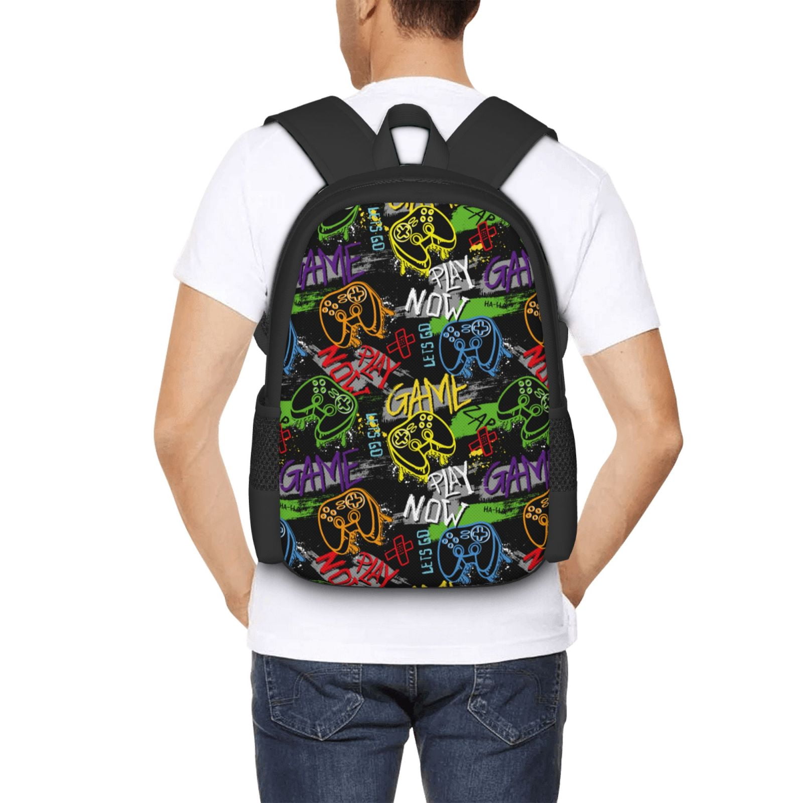 Ratiio Game Joysticks Backpack for Men and Women - Durable 600D Oxford ...