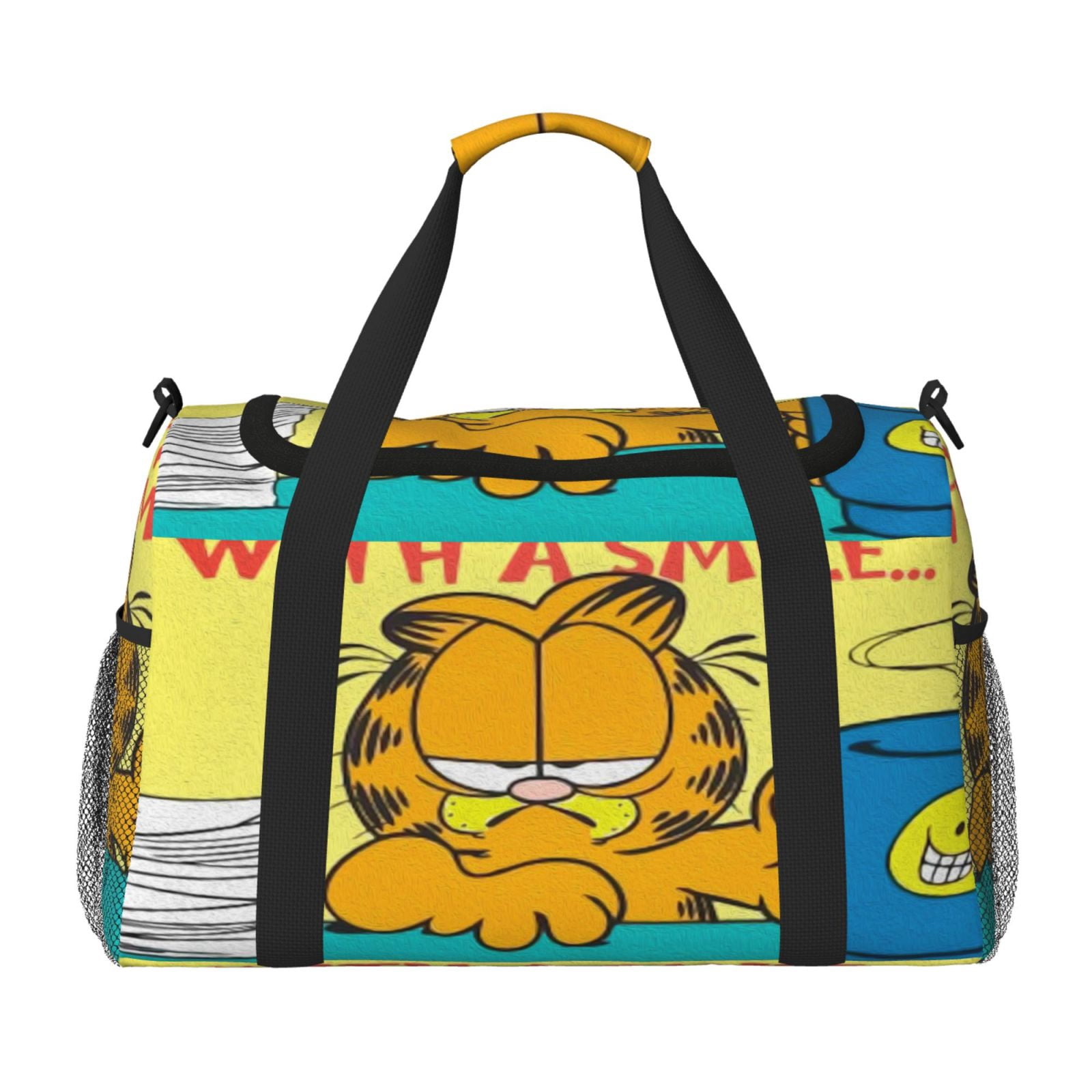 Ratiio Garfield Print For Personal Item Bag Foldable Travel Duffel Bag ...