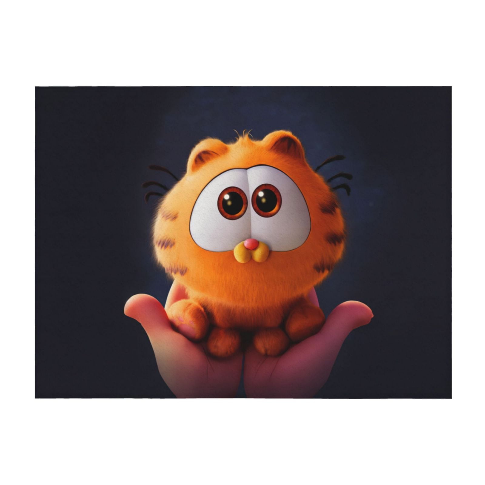 Ratiio Garfield Print Throw Blanket for Couch Sofa or Bed Throw Size ...