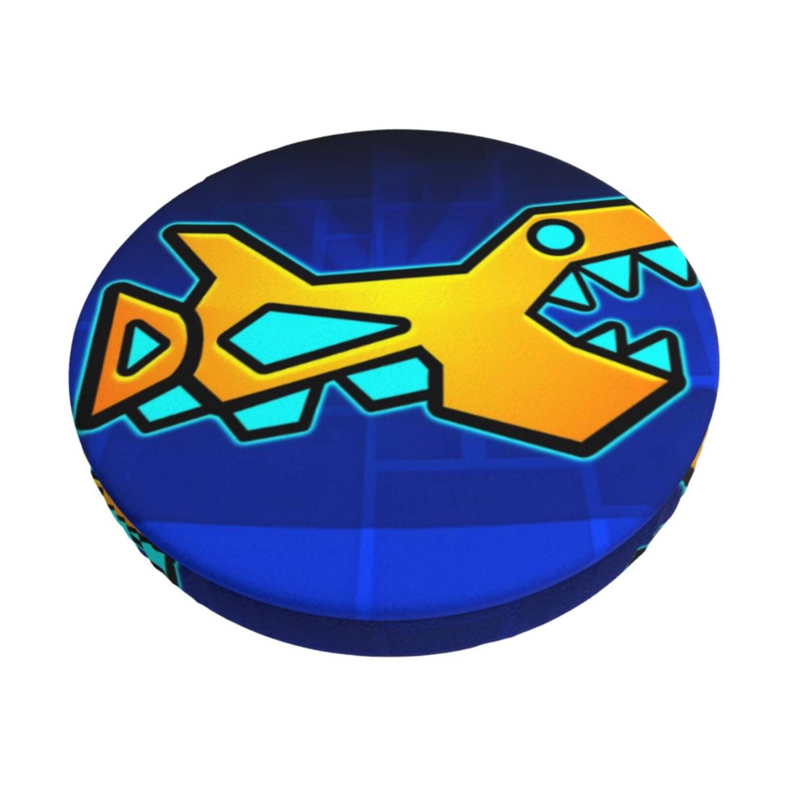 Ratiio Geometry Dash Print Bar Stool Covers Round,Circle Chair Covers ...