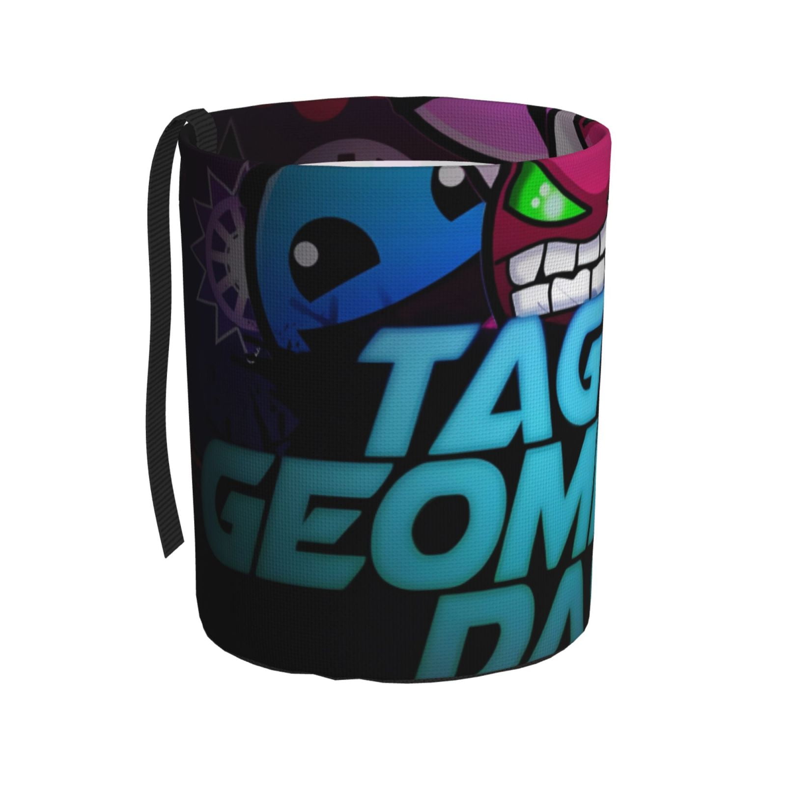 Ratiio Geometry Dash Print Car Trash Can,Mini Collapsible Pop-up Car ...