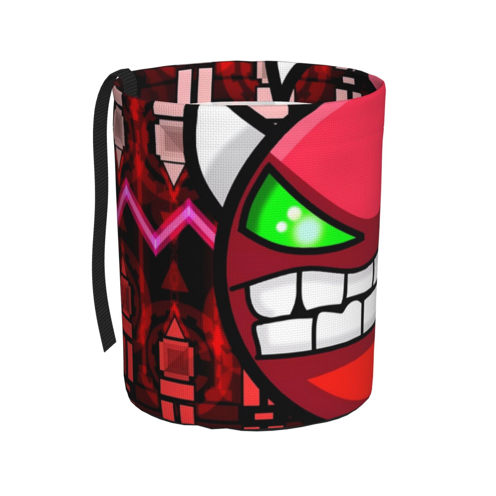 Ratiio Geometry Dash Print Car Trash Can,Mini Collapsible Pop-up Car ...