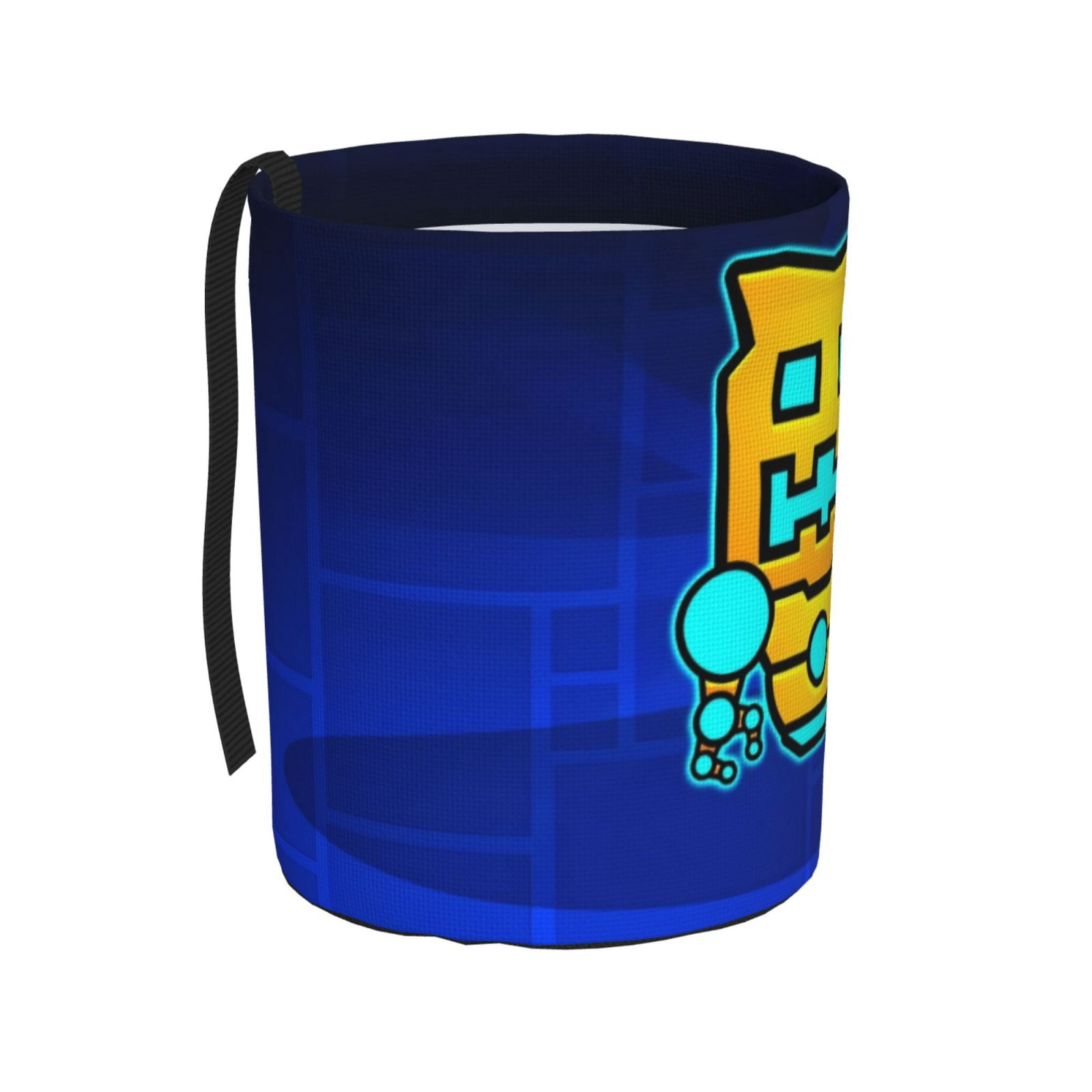 Ratiio Geometry Dash Print Car Trash Can,Mini Collapsible Pop-up Car ...