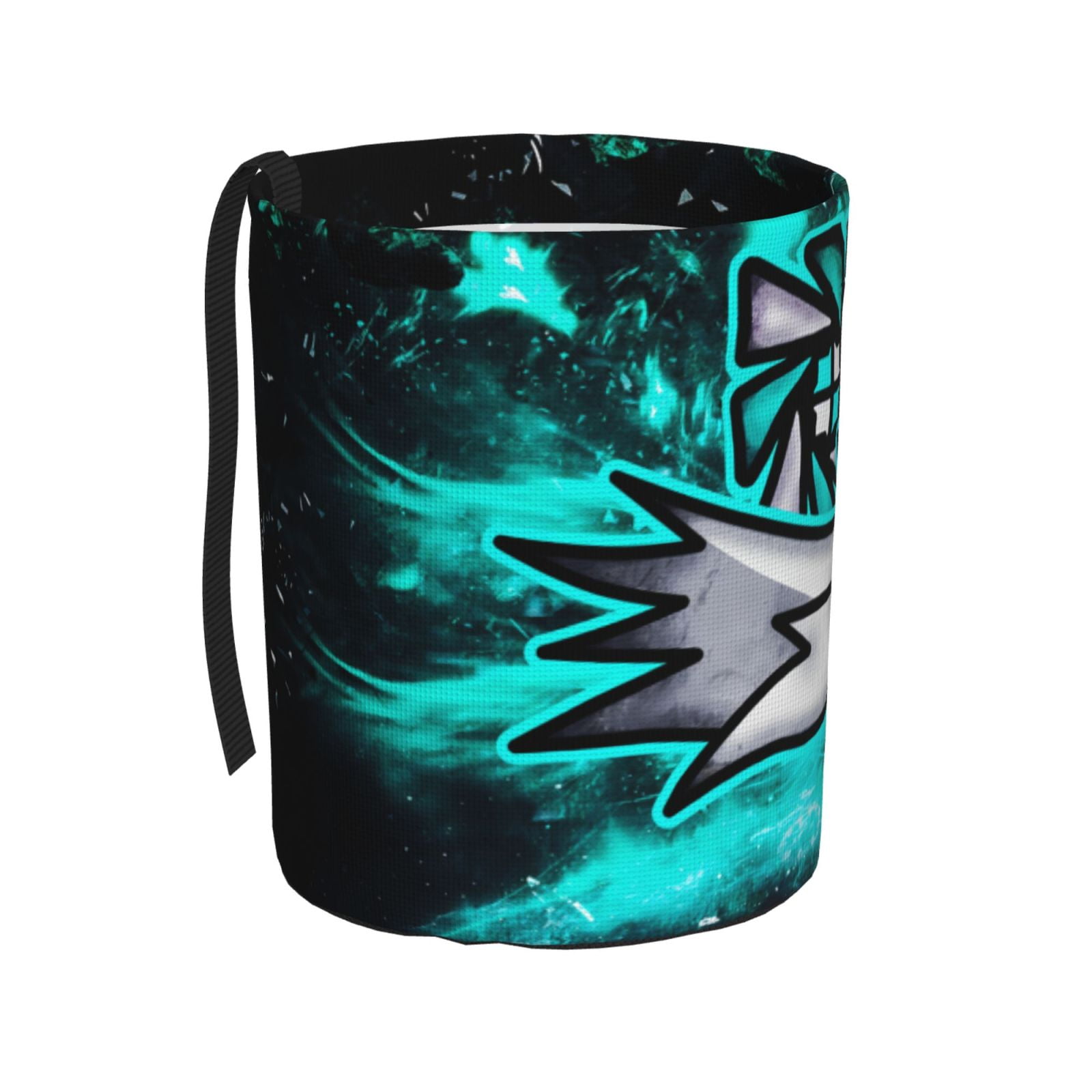 Ratiio Geometry Dash Print Car Trash Can,Mini Collapsible Pop-up Car ...