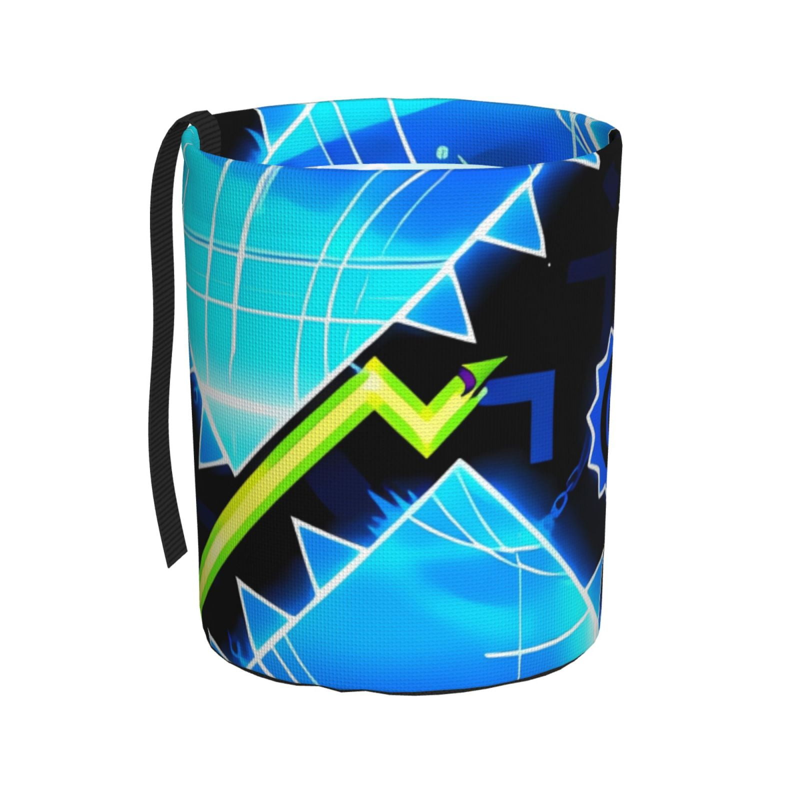 Ratiio Geometry Dash Print Car Trash Can,Mini Collapsible Pop-up Car ...