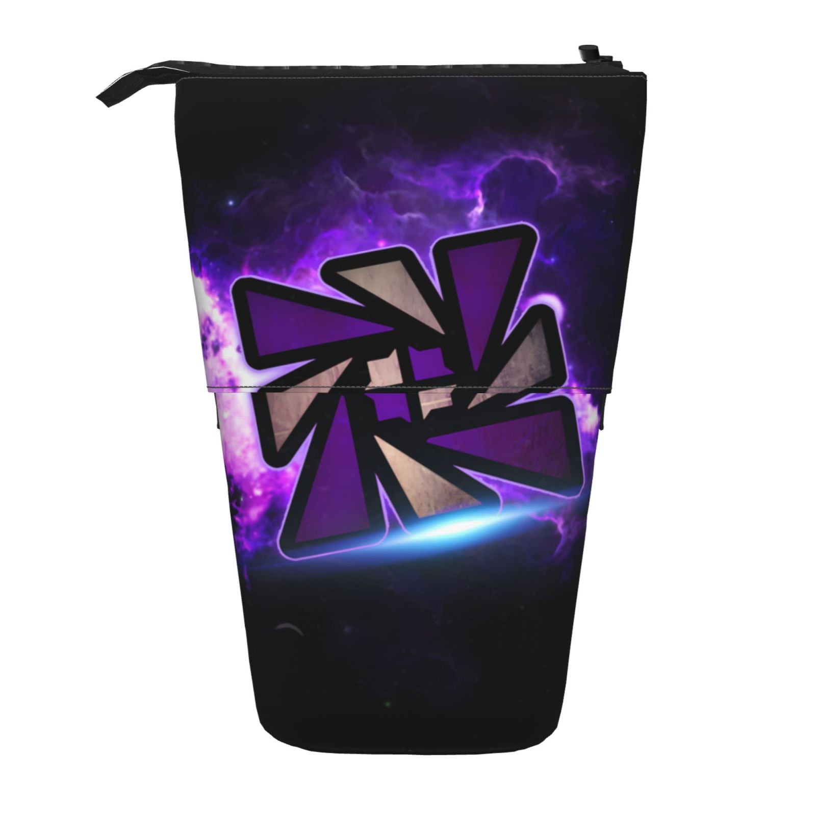 Ratiio Geometry Dash Print Telescopic Pencil Bag Pen Holder Stationery ...