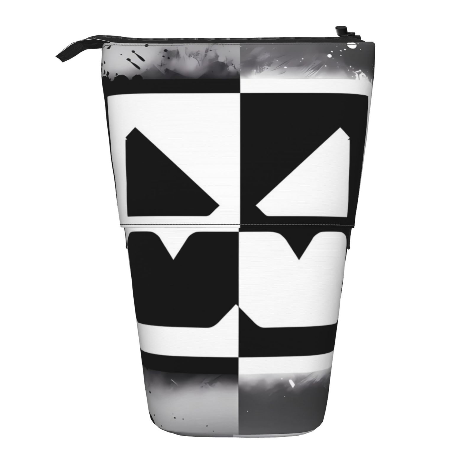 Ratiio Geometry Dash Print Telescopic Pencil Bag Pen Holder Stationery ...