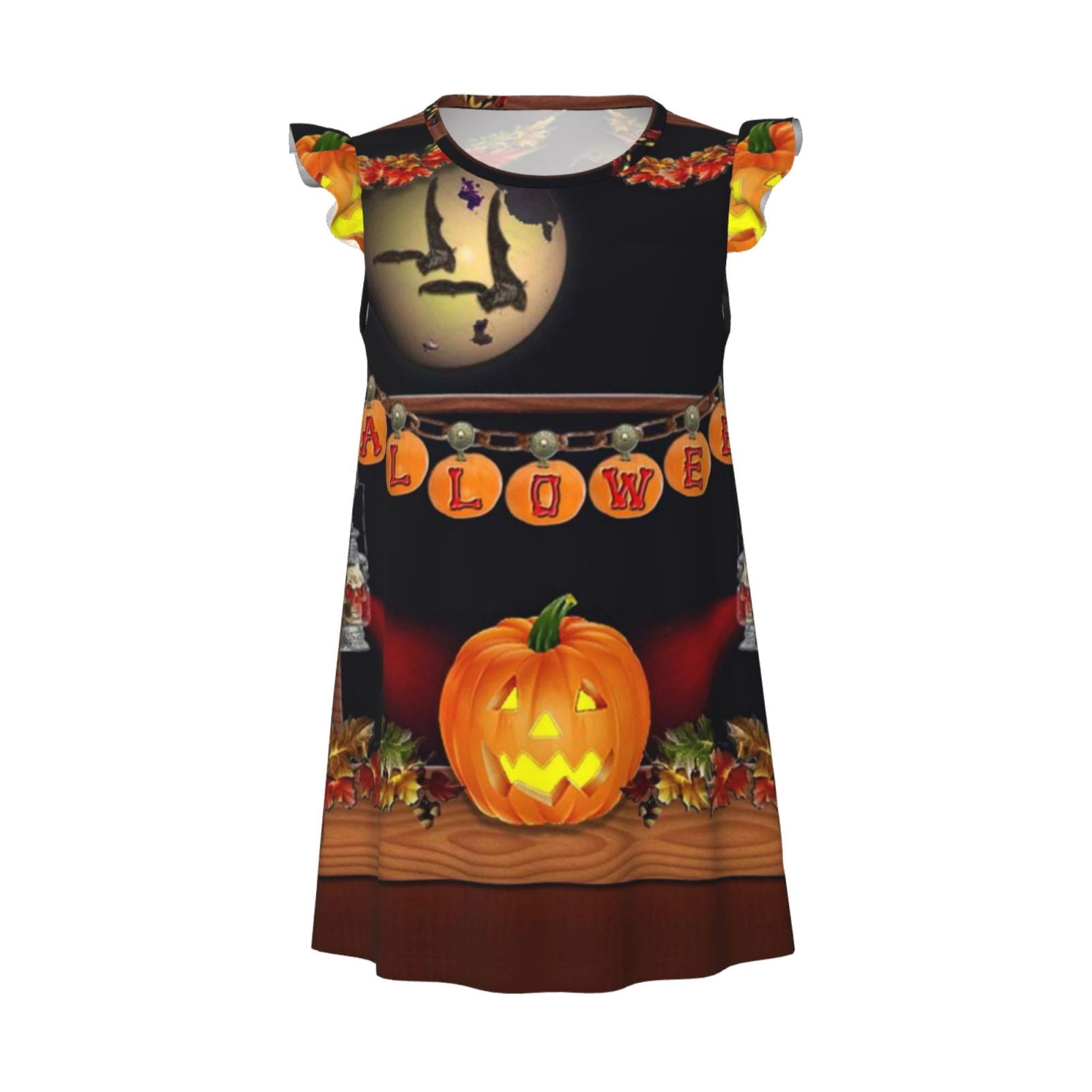 Ratiio Halloween Decoration Print Girls Nightgowns, Princess Pajama ...