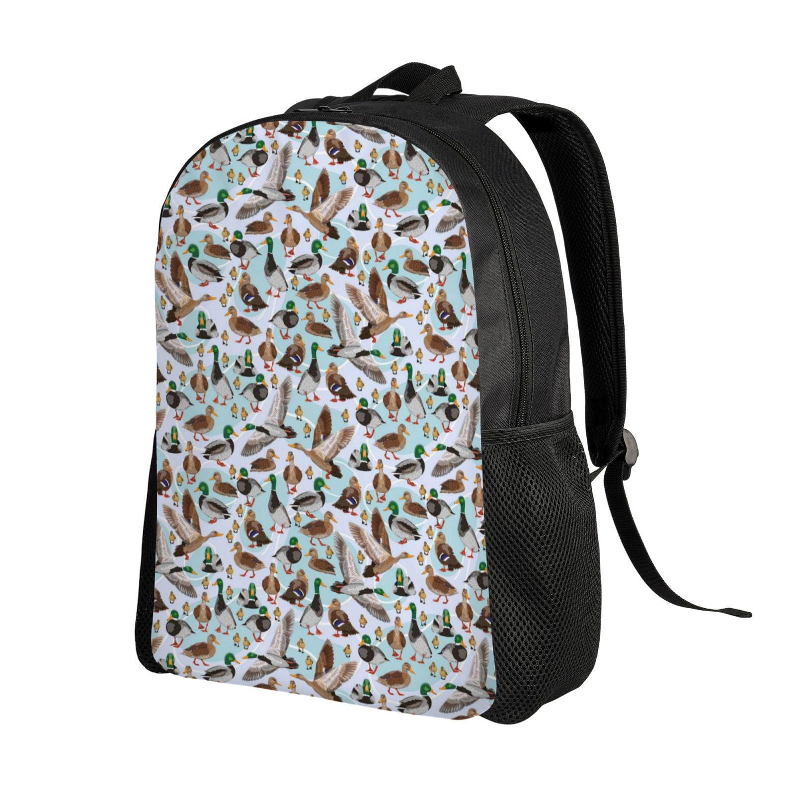 Ratiio Mallard Ducks Wild Birds1 Print Backpack with Padded 15-inch ...