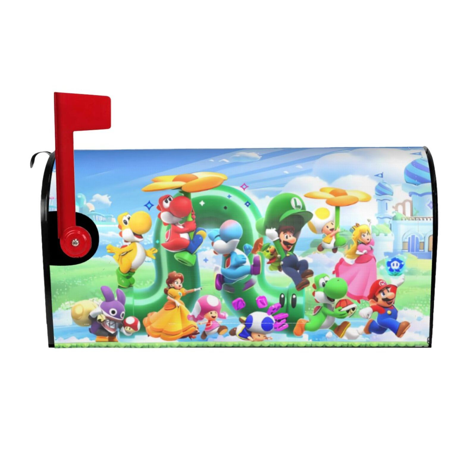 Ratiio Mario Print Mailbox Cover – Durable & Stylish Mailbox Covers ...