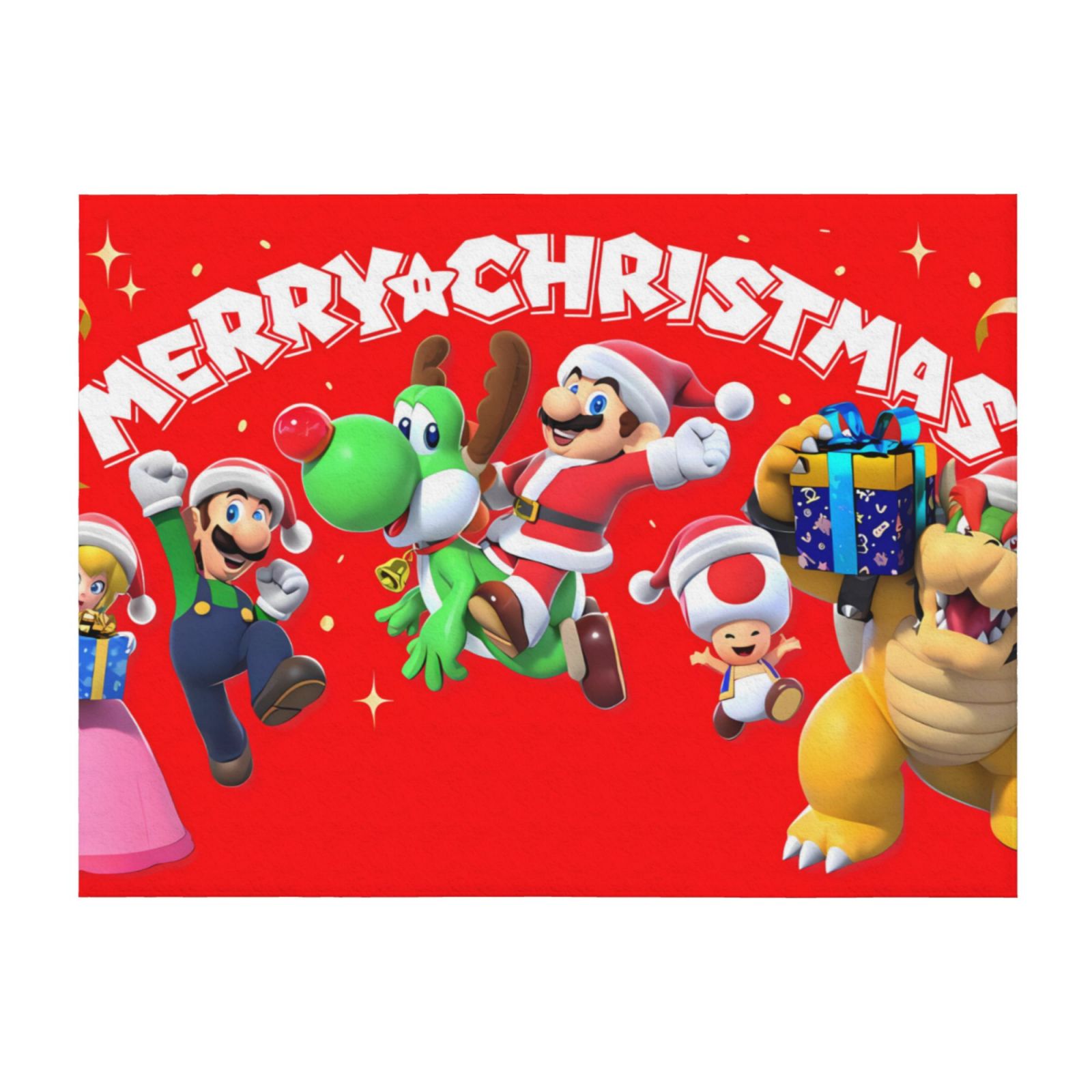 Ratiio Mario Print Throw Blanket for Couch Sofa or Bed Throw Size, Soft ...