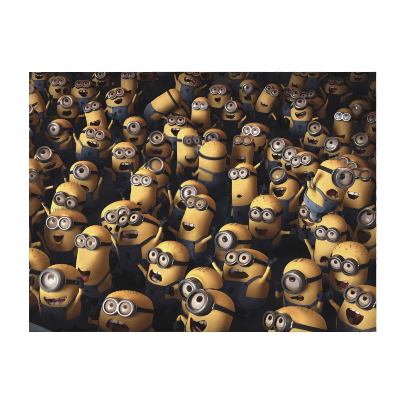 Ratiio Minions Print Throw Blanket for Couch Sofa or Bed Throw Size ...