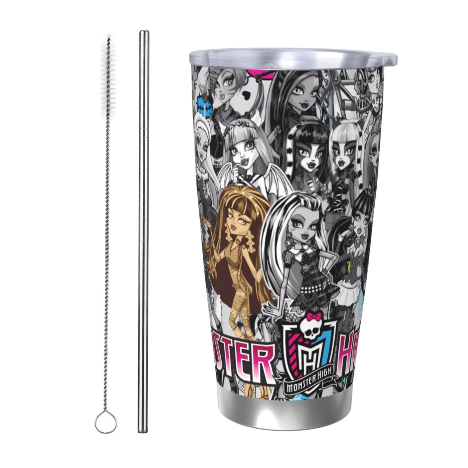 Ratiio Monster High Print 20oz Stainless Steel Insulated Car Cup with ...